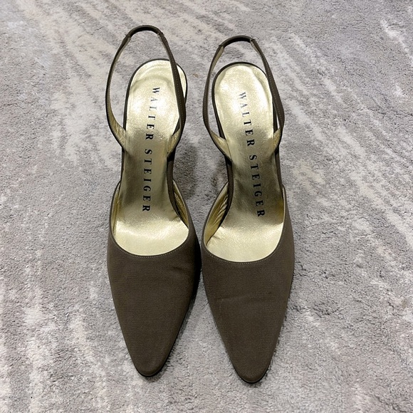 Walter Steiger | Shoes | Walter Steiger Slingback Heels Light ...